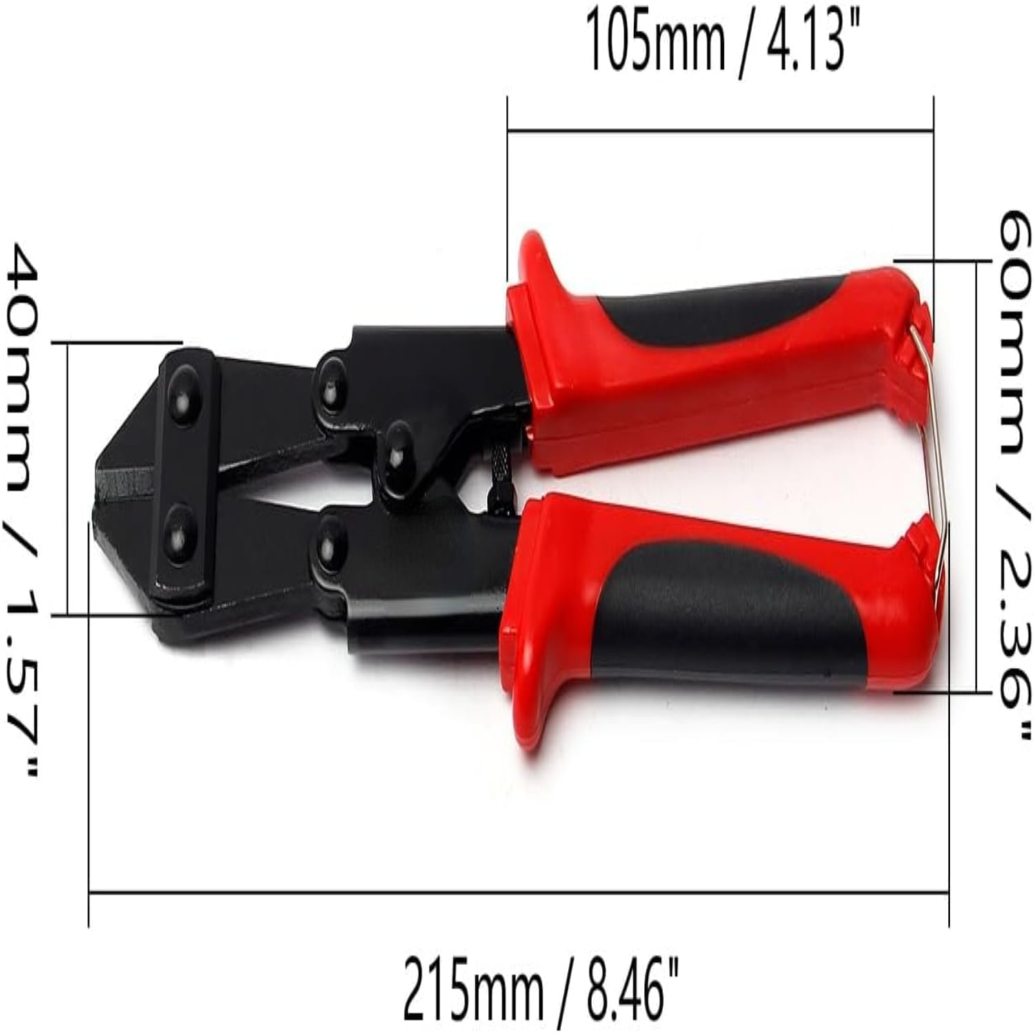 Bolt Cutters 8 Inch Mini Bolt and Wire Cutter Cable Chain Spring Snips ...