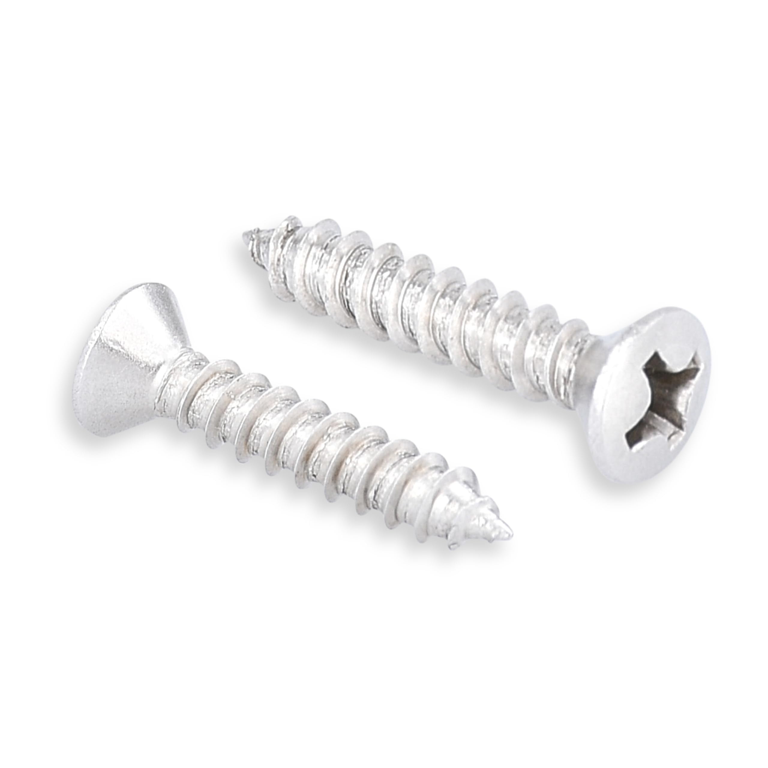 Bolt Dropper 10 x 1-1/2" Stainless Steel Wood Screws - Oval Head Wood ...