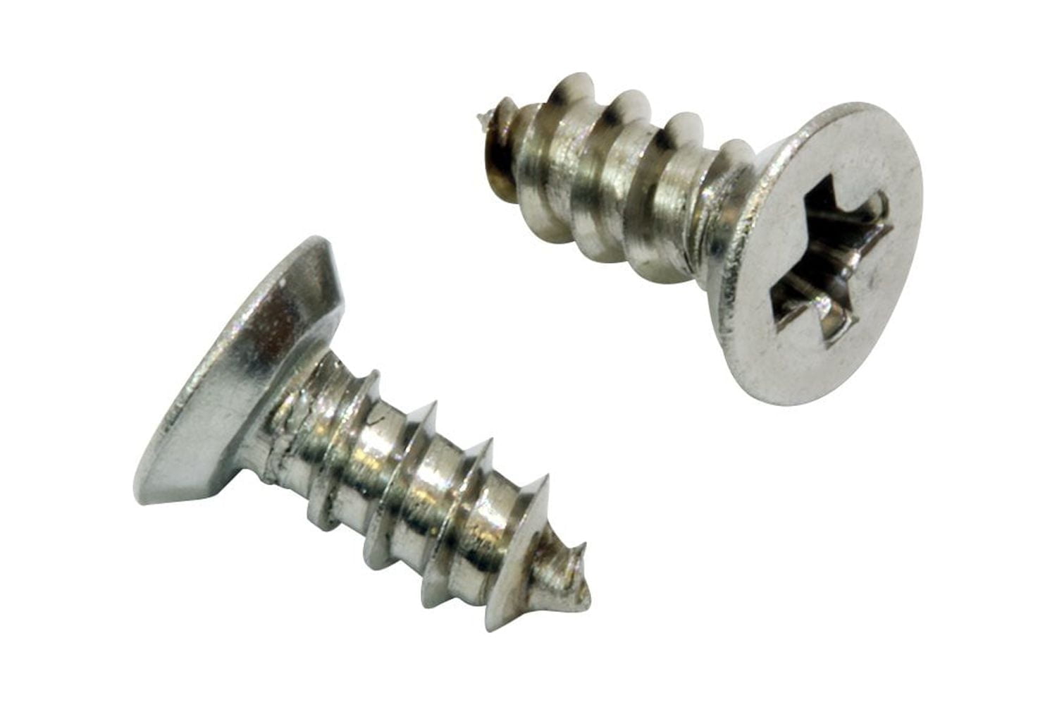 Bolt Dropper Stainless Flat Head Phillips Wood Screw Set, #4 x 1/4 ...