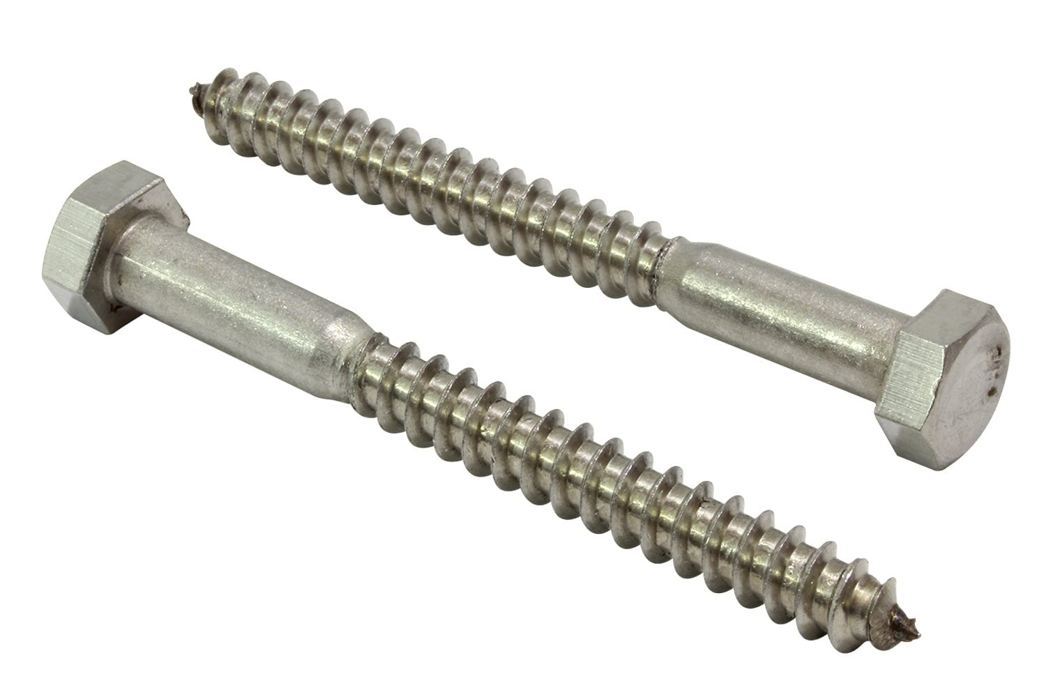 Bolt Dropper 5/16" x 3" Stainless Hex Head Lag Bolt Screws, (25 Pack ...