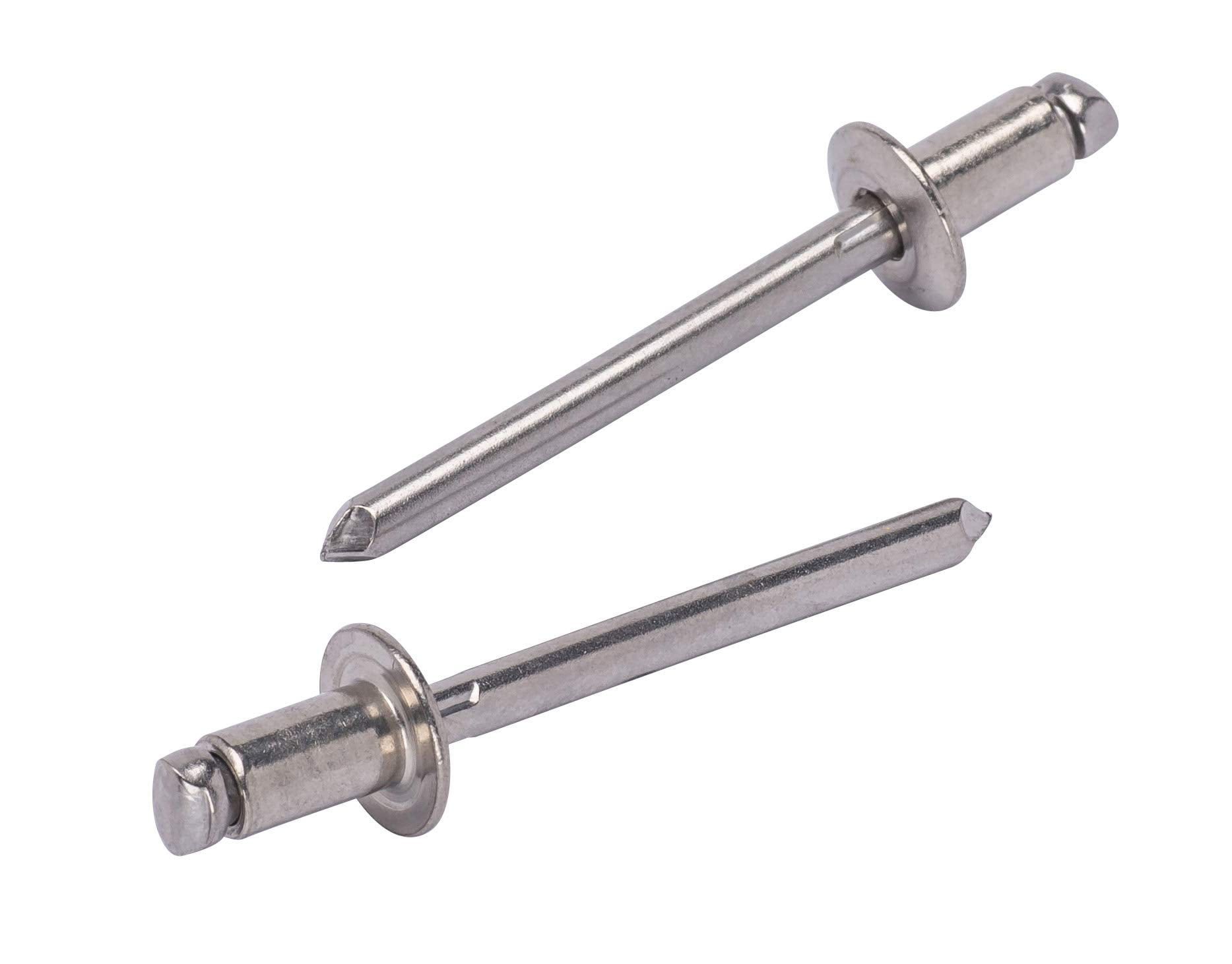 Bolt Dropper 62 Stainless Rivets (100pc) 3/16" Diameter, Grip Range (1/ ...