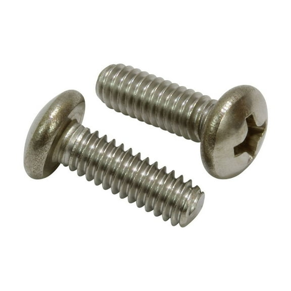 #10-24X5/8 Fillister Head Slotted Machine Screws 18-8 Stainless Steel ...