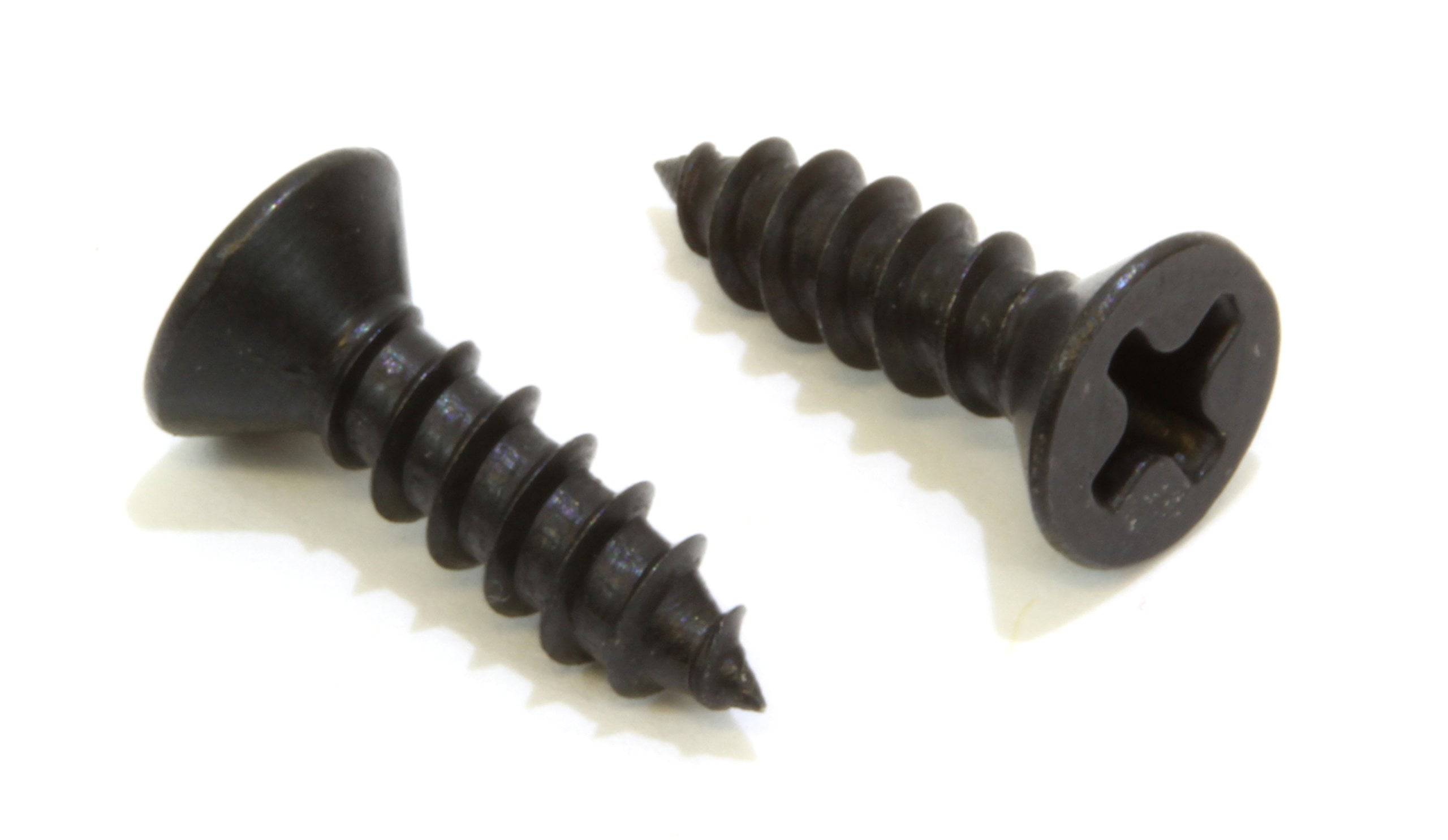 Bolt Dropper Wood Screws, Black Oxide Stainless, Flat Head Phillips, 6 ...