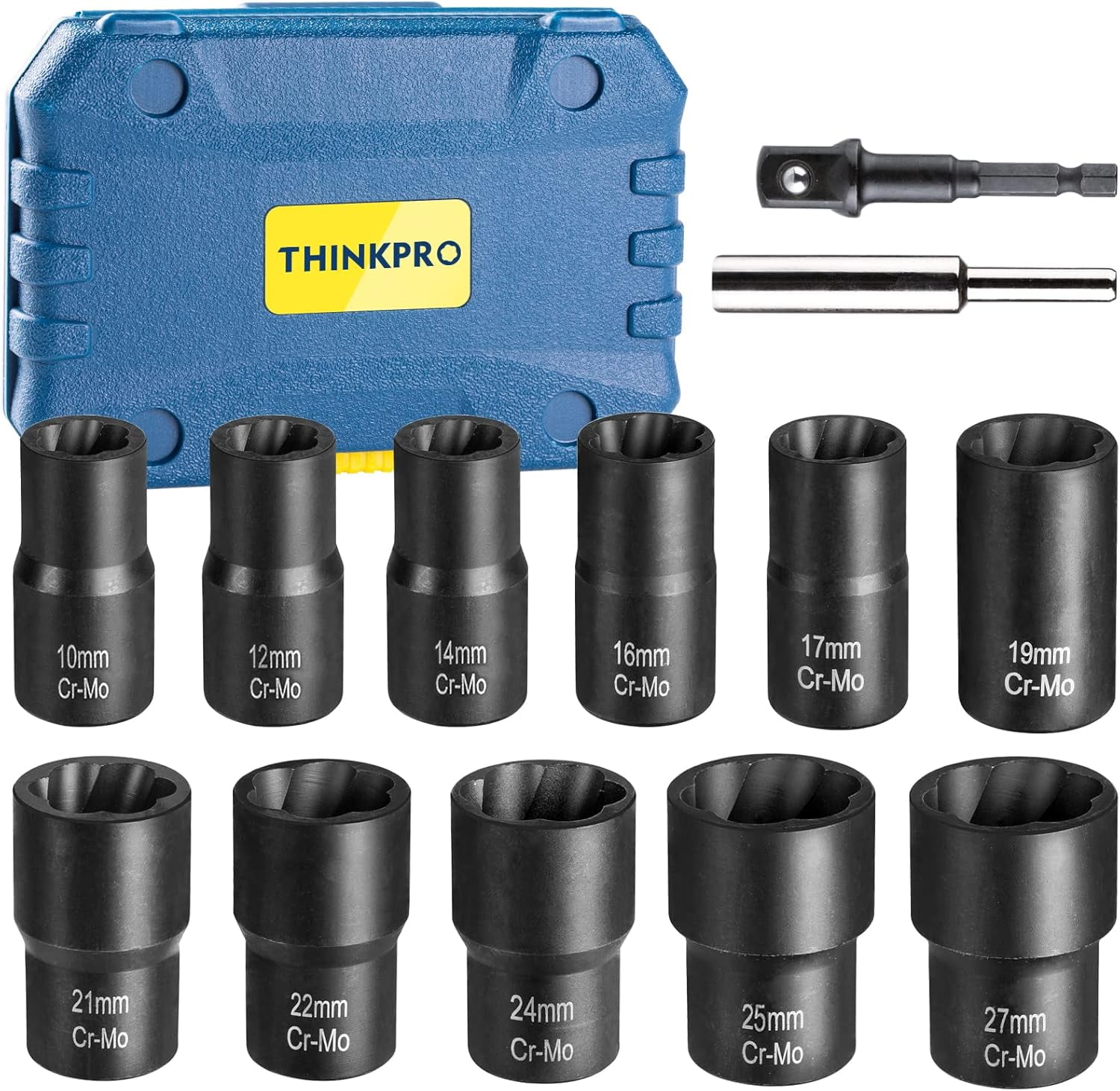 Bolt Extractor Set,17 Piece Wheel Lock Removal Kit,Lug Nut Extractor ...