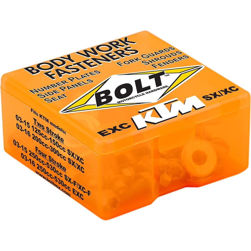 Bolt Full Plastics Fastener Kit For KTM 250 EXC 2004-2005 - Walmart.com