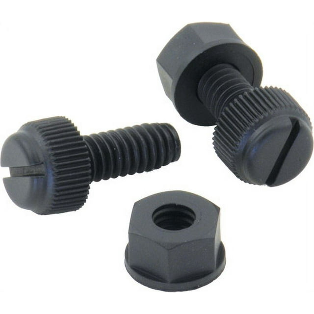 Bolt LPFB50 Nylon License Plate Bolts/Nuts - Walmart.com
