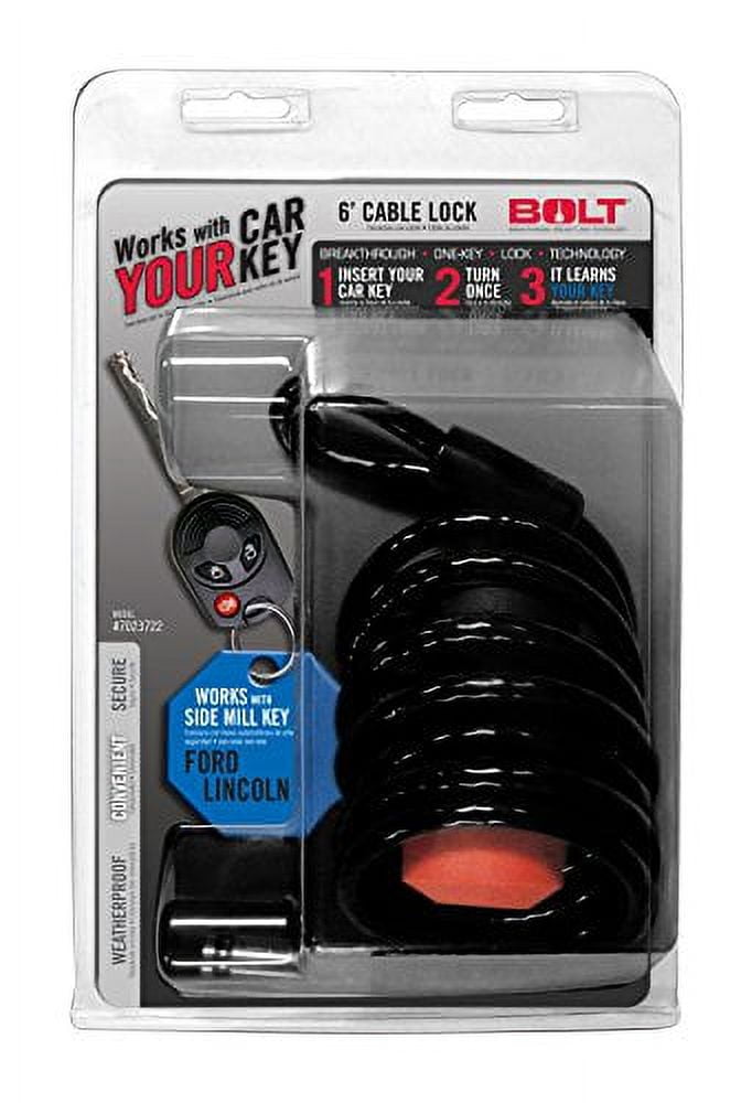 Bolt Lock 7023722 6' Cable Lock Ford Center Cut - Walmart.com