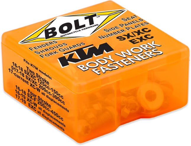 Bolt Full Plastic Fastener Kit Ktm - Walmart.com