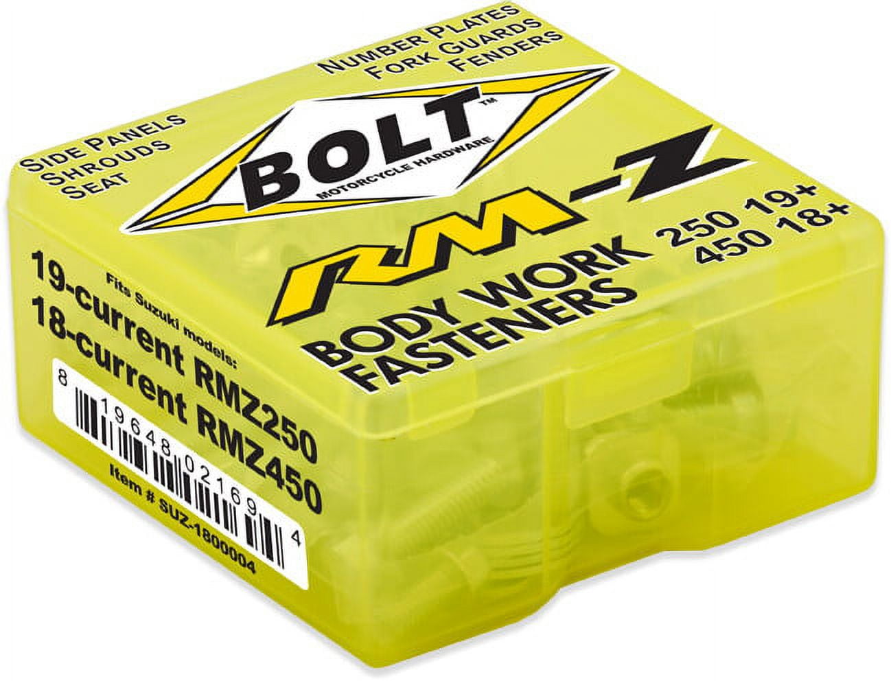 Bolt Mc Hardware Full Plastics Fastener Kit SUZ-0810004 - Walmart.com