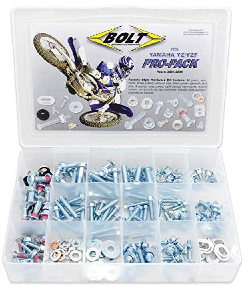 Bolt Mc Hardware YZPP-125 YZ125 Pro Pack Fastener Kit, black, medium ...