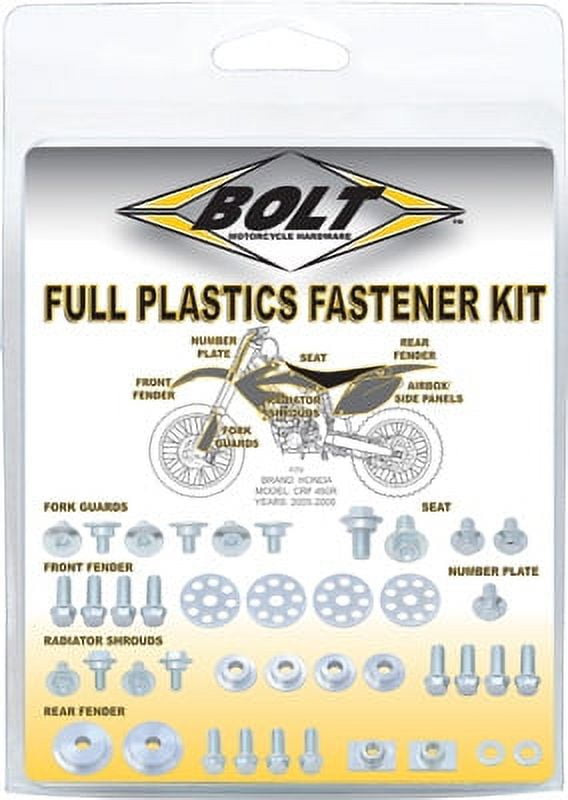 Bolt Motorcycle Hardware, Inc Body Work Fastener Kit Suz SUZ-0810004 ...
