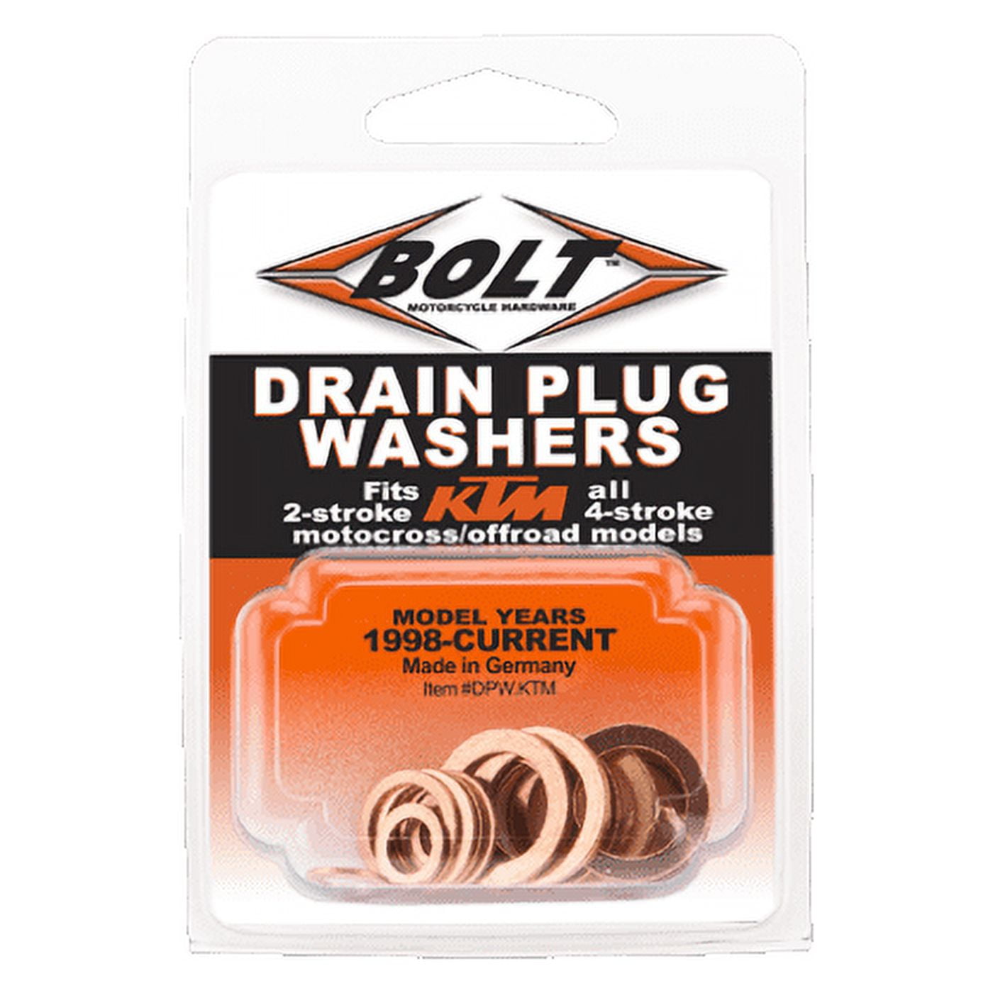 Bolt Motorcycle Hardware, Inc Copper Drain Plug Washers-Ktm Dpw.Ktm ...