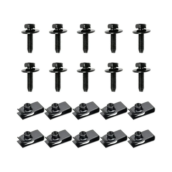 Bolt Mudguard Fastener Set Heavy Duty Steel Construction Quick Attach ...