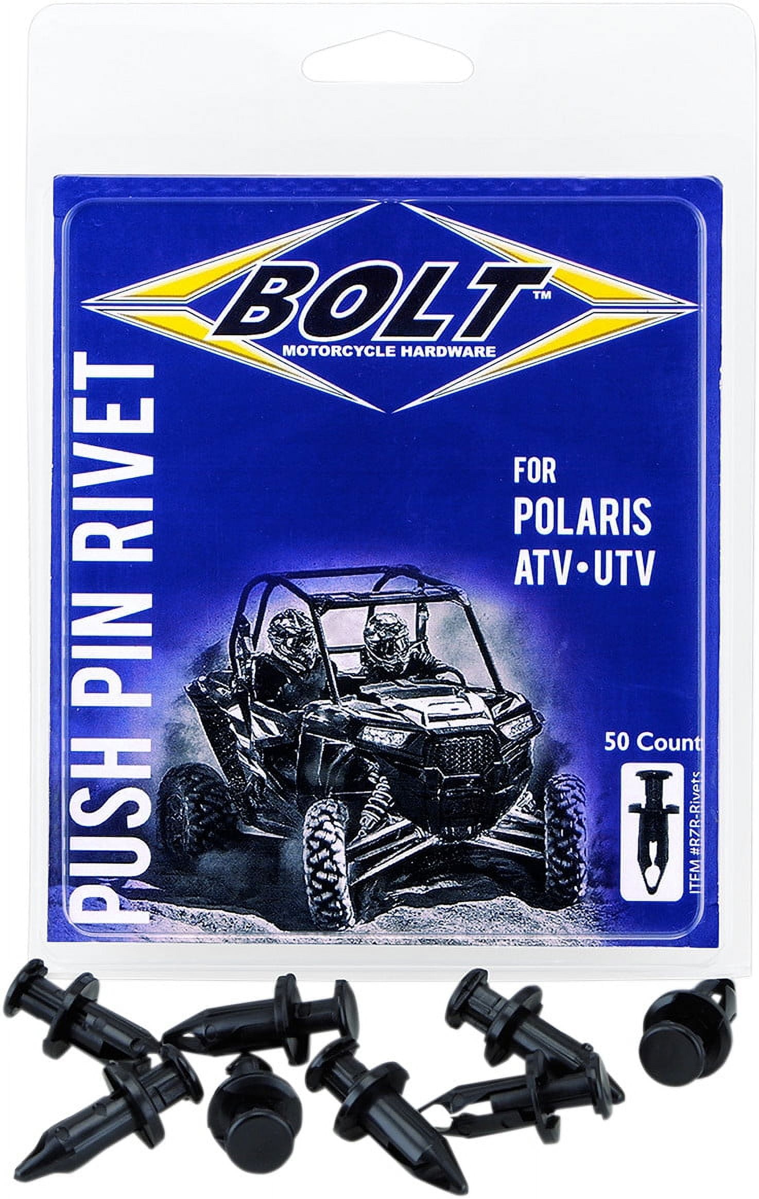 Bolt Motorcycle Accessories RZR-RIVETS UTV Pry Rivet Set - 50pk ...