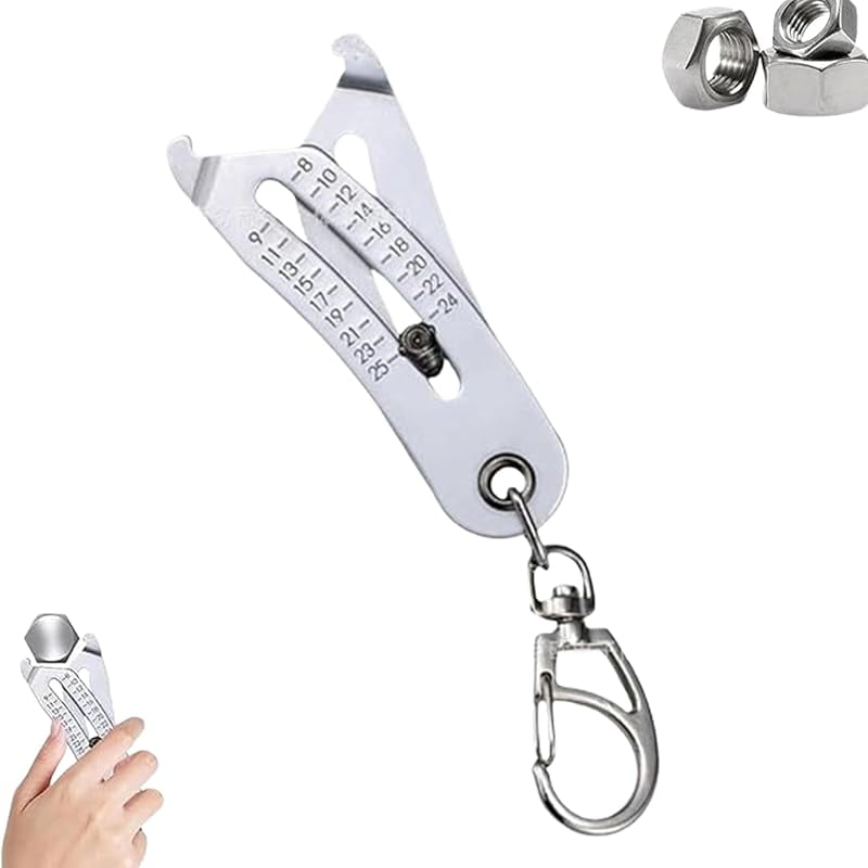 Bolt Size Finder, Quickly Determine Socket Sizes, Portable Precise ...