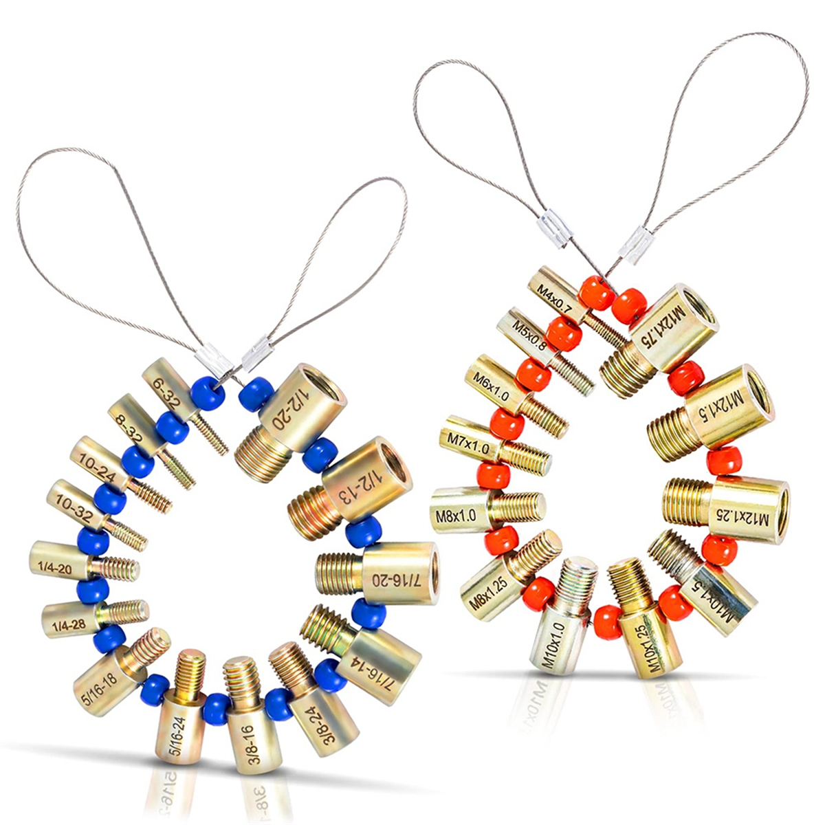 Bolt Size and Thread Gauge- Thread Pitch Gauge- Nut and Bolt - 26 Male ...