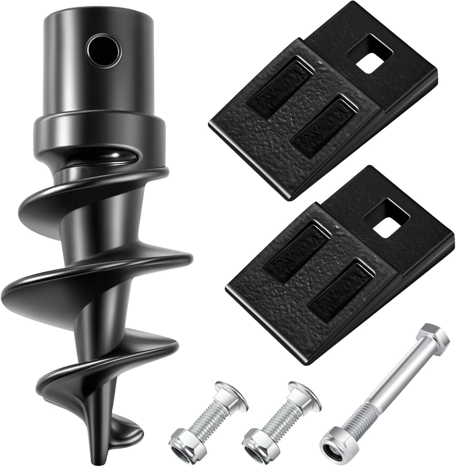 Bolt on Spiral Point Auger Pilot Tip and Point Auger Cutting Edge ...
