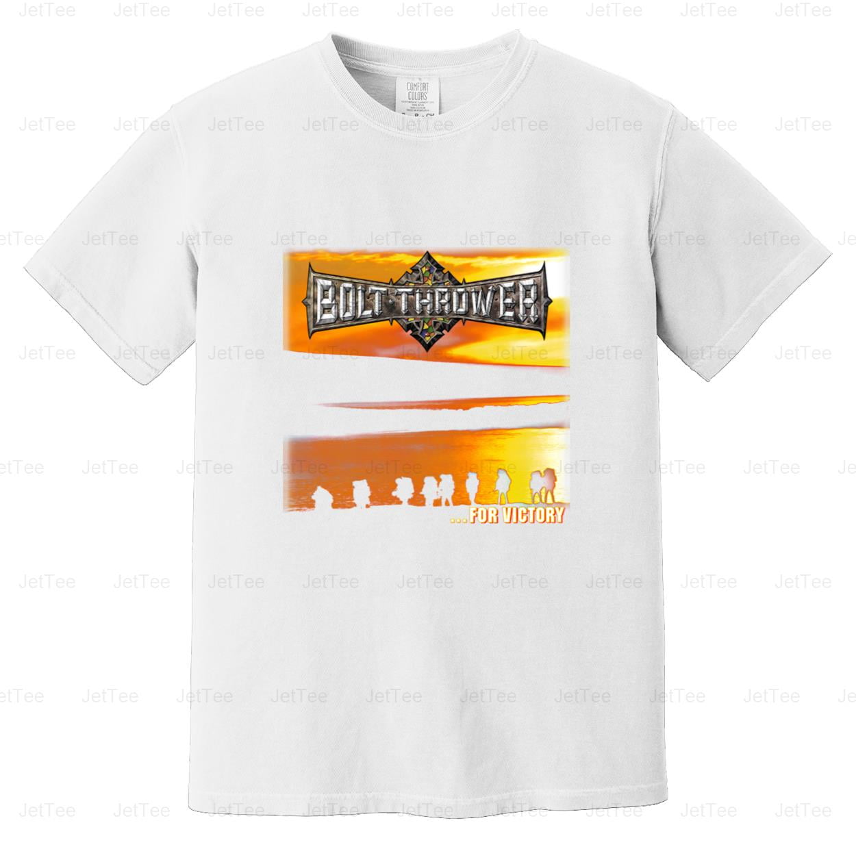 Bolt Thrower ...For Victory Vintage Retro Death Metal Music Band War Comfort Color T-Shirt ...