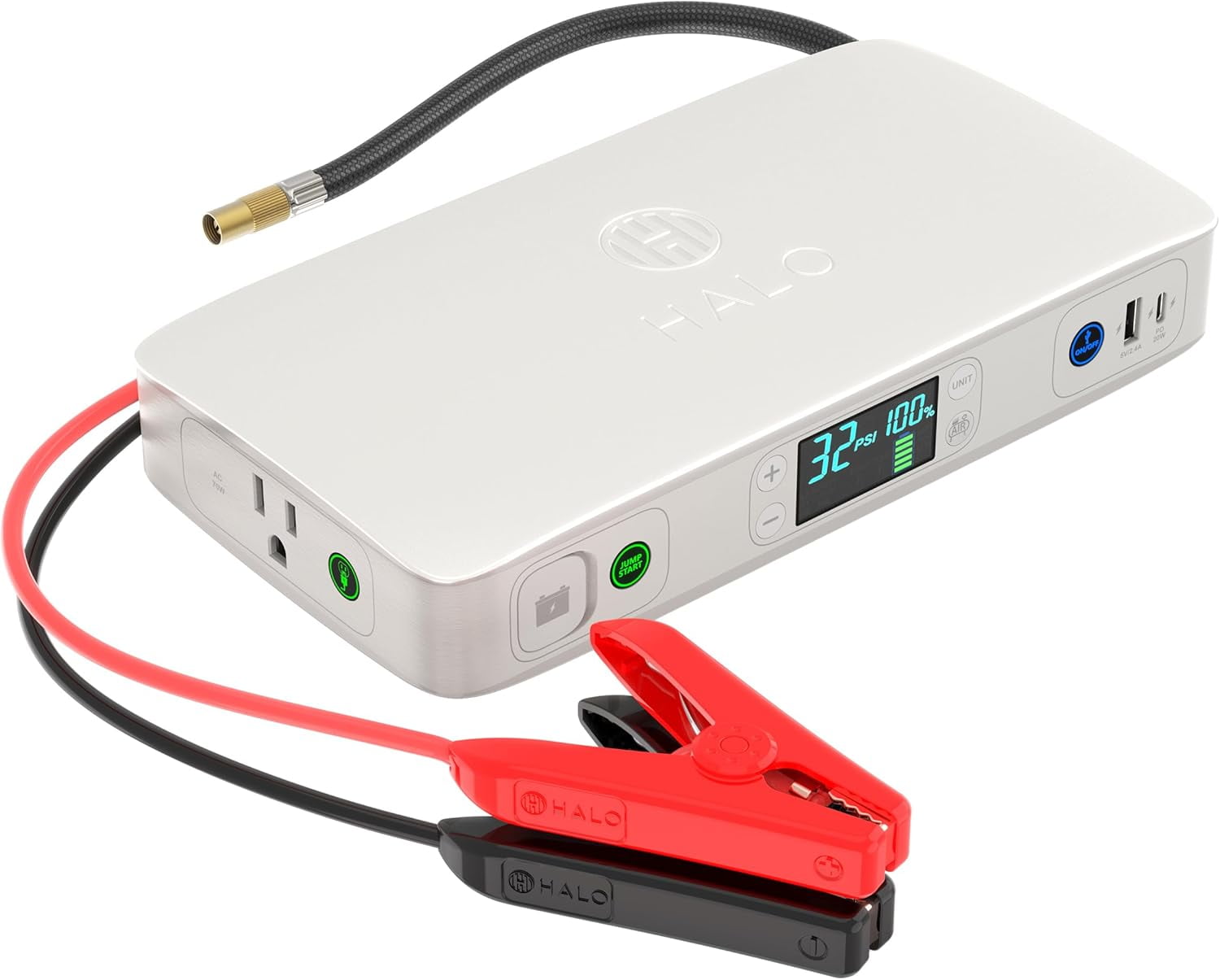 Bolt Ultimate 2 Portable Car Battery Jump Starter | 130 PSI Air ...