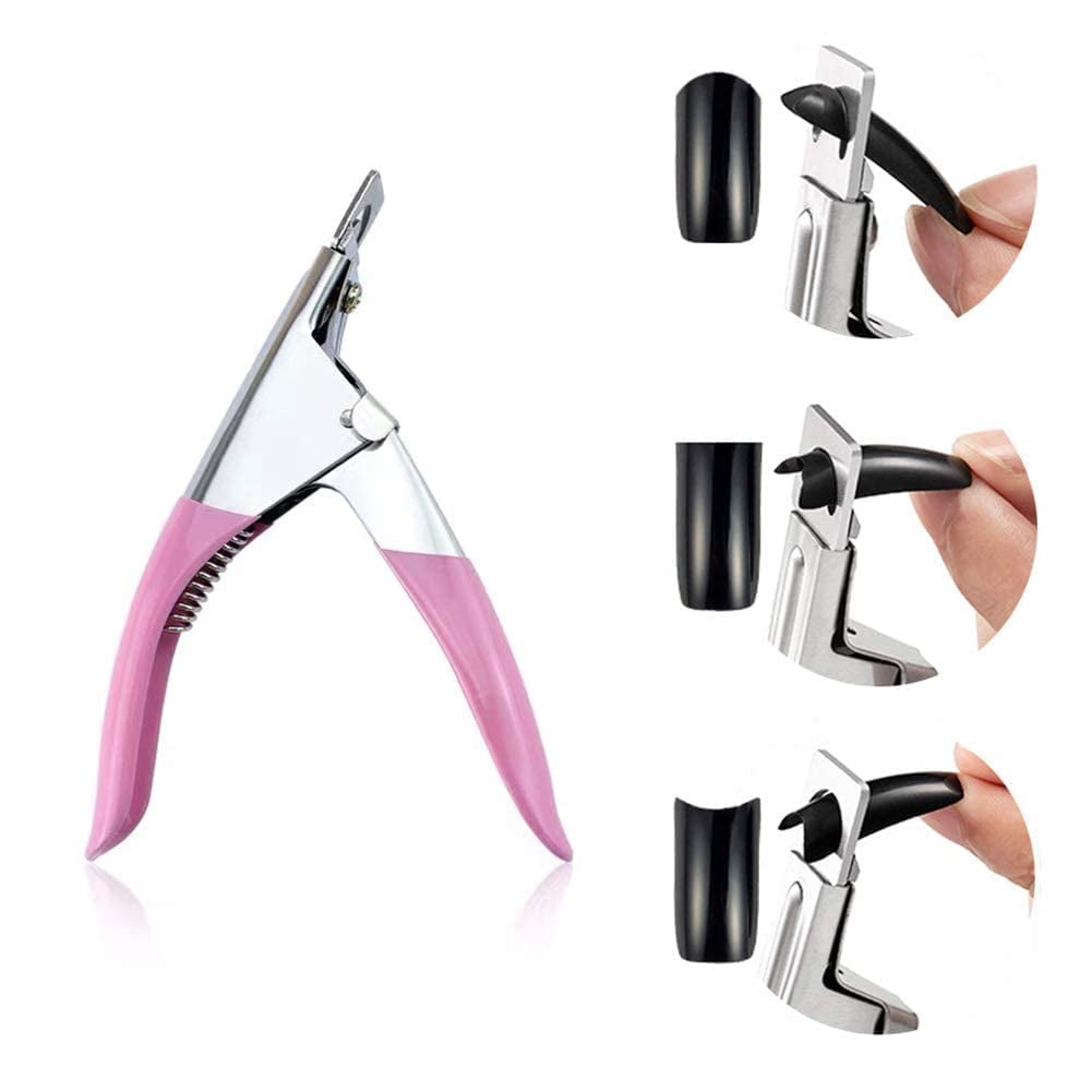 Bolt bee Nail Tip Clipper Edge Cutter Adjustable Stainless Steel False ...