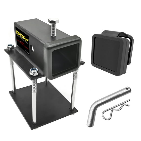 Bolt-on RV Bumper Hitch Receiver Adapter for 4-4.5'' Beams，2'' Receiver ...