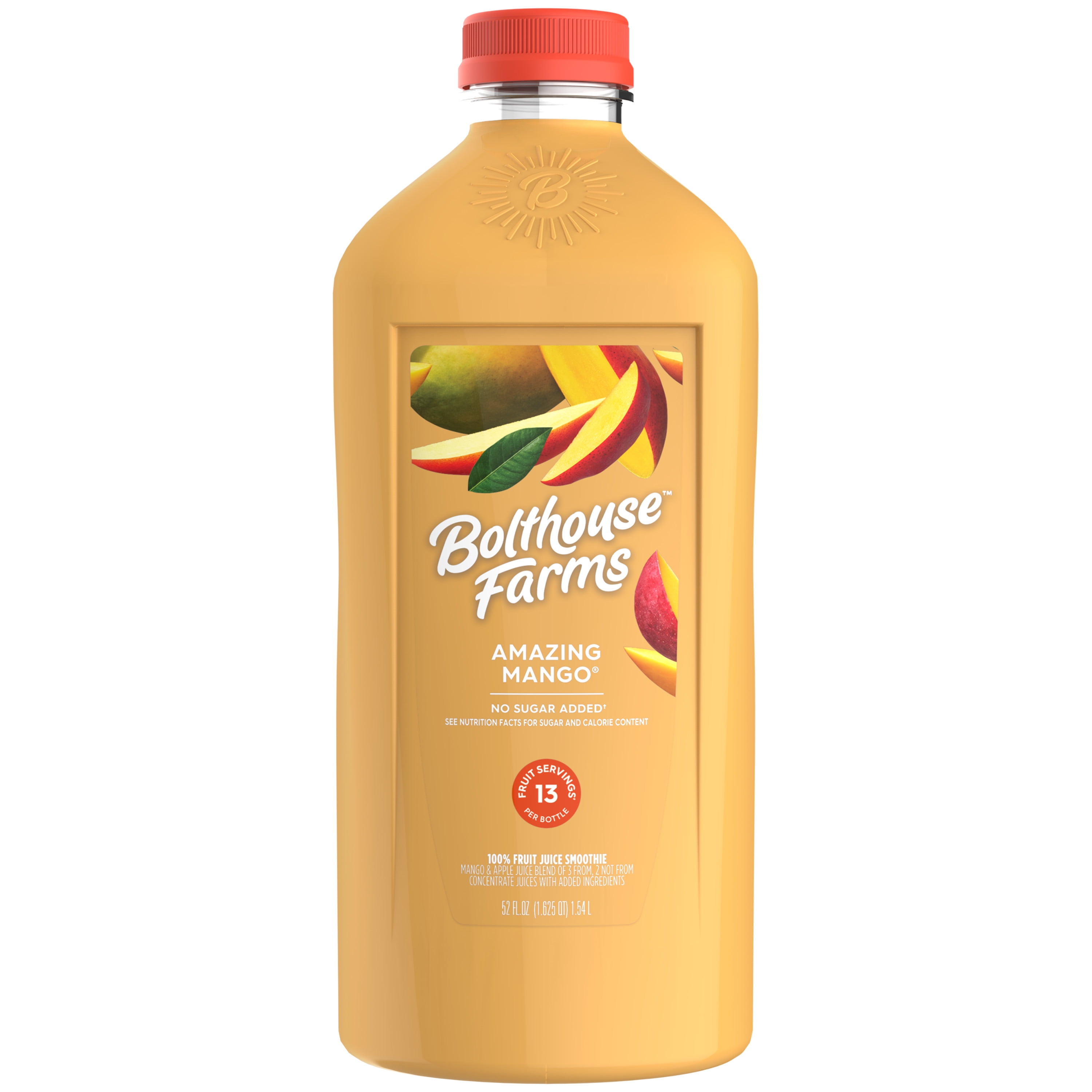 Bolthouse Farms Amazing Mango Fruit Juice Smoothie, 52oz - Walmart.com