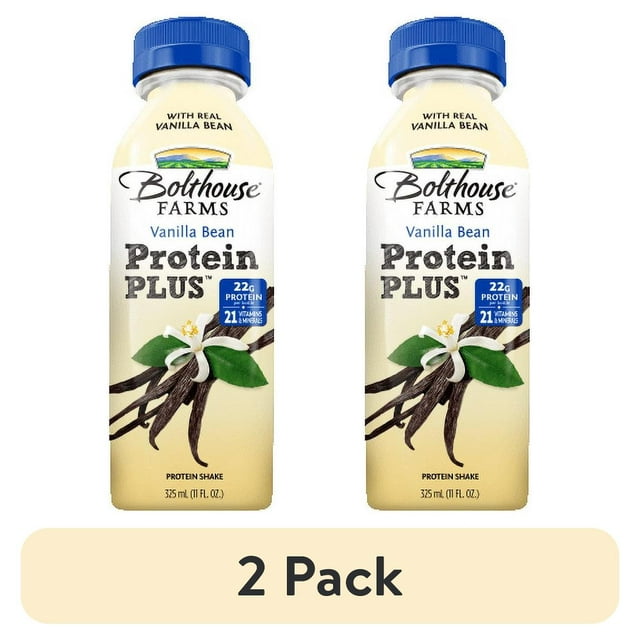 (2 pack) Bolthouse Farms Protein PLUS Vanilla Bean, 15.2 oz. - Walmart.com