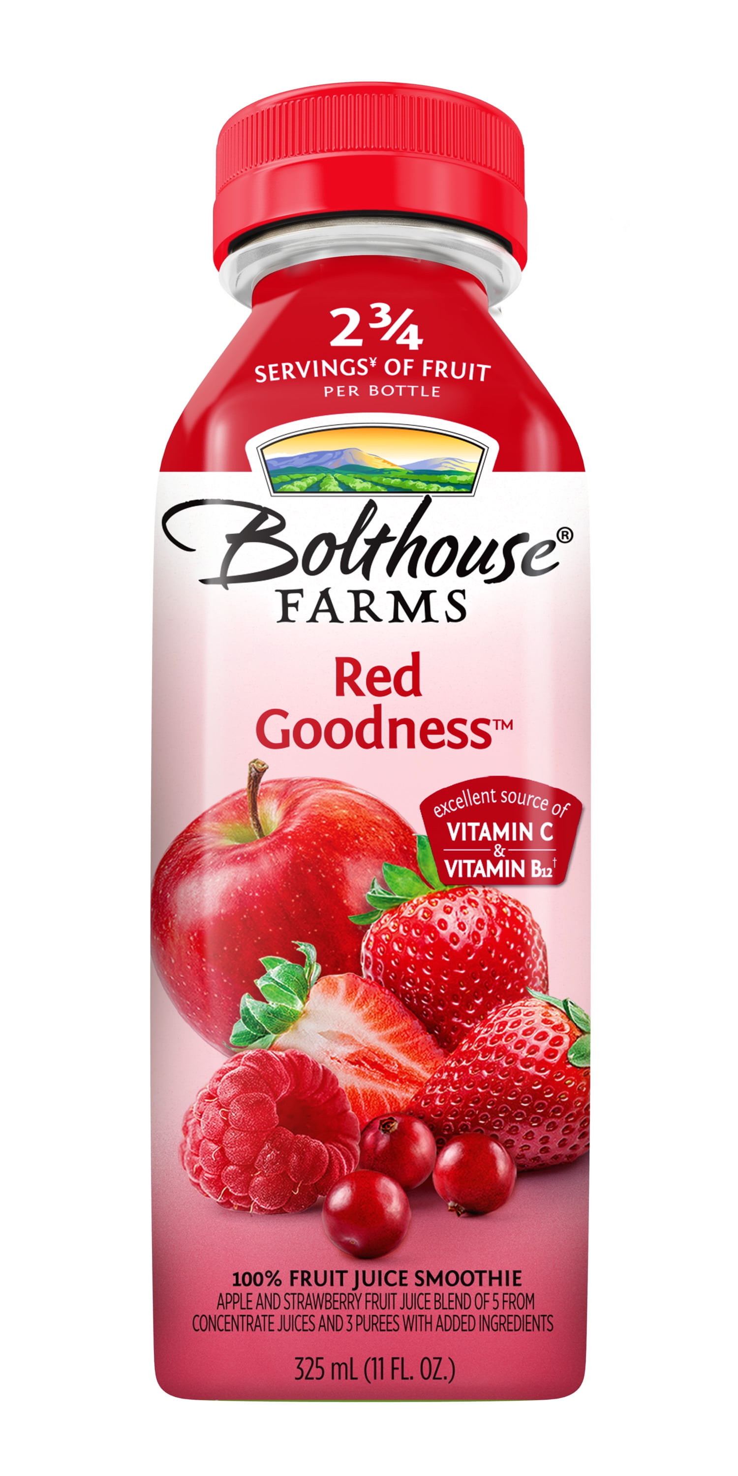 Bolthouse Farms Red Goodness Fruit Juice Smoothie, 11 fl oz - Walmart ...