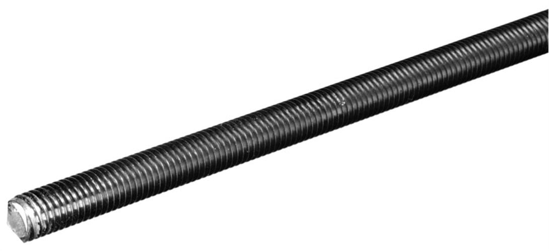 Boltmaster 10-24 in. D X 36 in. L Steel Threaded Rod - Walmart.com