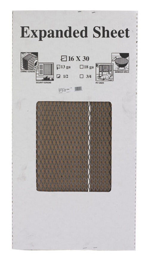 Boltmaster 11794 Expanded Steel, 1/2" - 16" x 30", 13 Gauge - Walmart.com