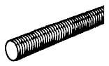 4-pack Hillman Threaded Rod Steelworks Style NC Zinc-Plated - Smooth ...