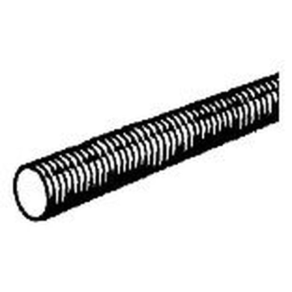4-pack Hillman Threaded Rod Steelworks Style NC Zinc-Plated - Smooth ...