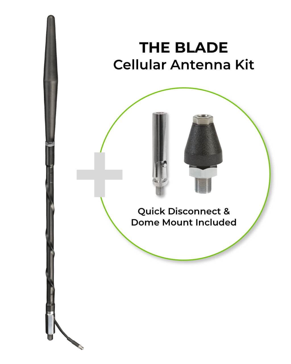 Bolton Blade Antenna Kit with Rack Mount - Walmart.com