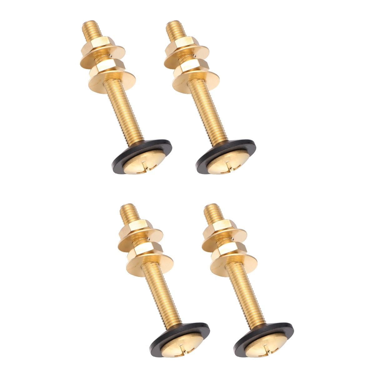 HAKIDZEL Toilet Closet Bolt Brass 4Pcs 2.9In - Walmart.com