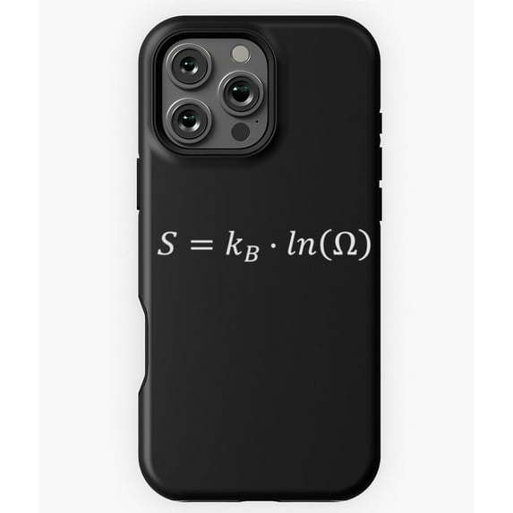 Boltzmann Entropy Physics Equation Phone Case for iPhone 16 15 14 13 12 ...