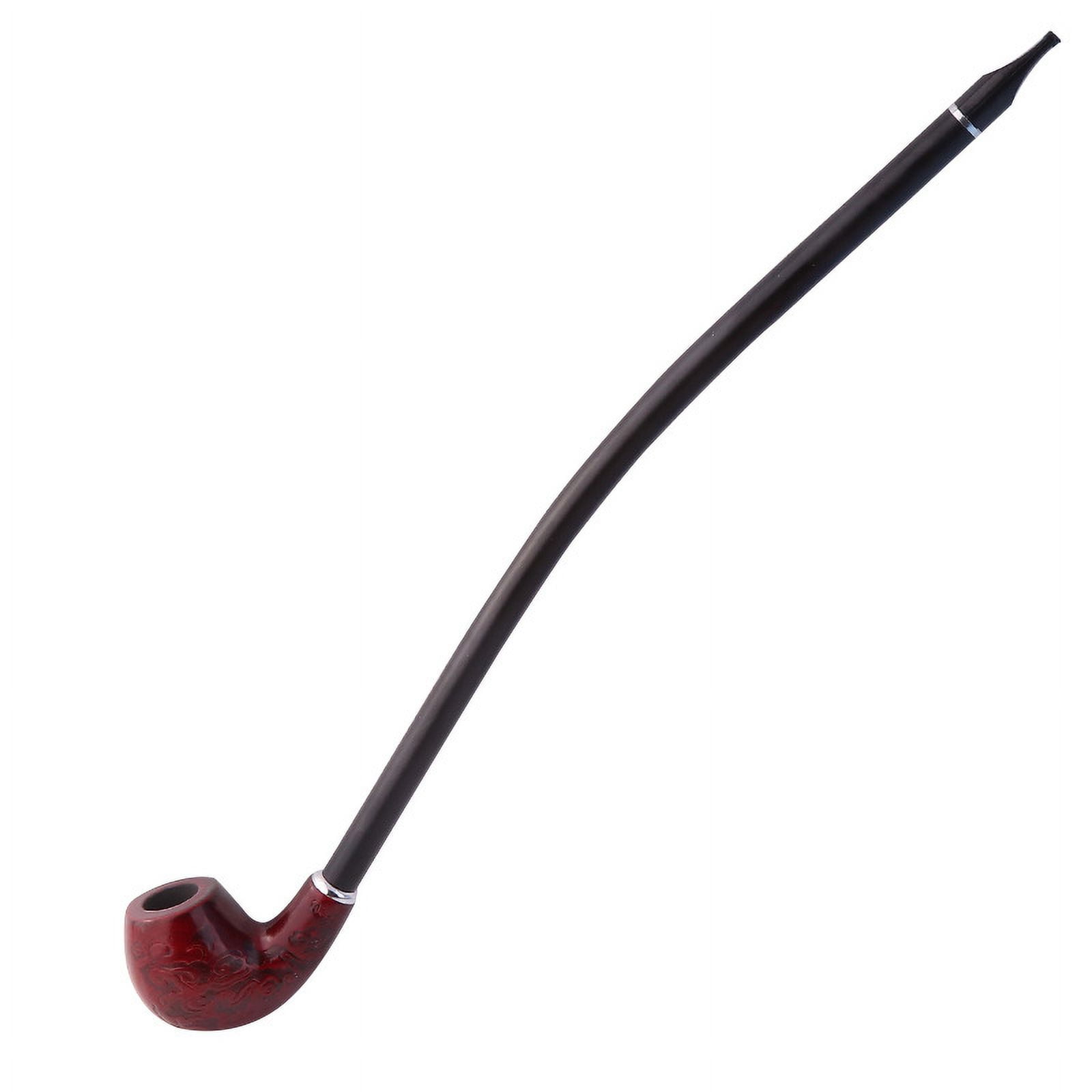 Boluotou 16" Long Pear Wood Churchwarden Wooden Pipe Creative long ...