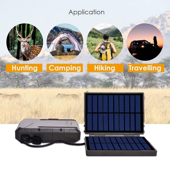 Boly Trail Camera Solar Panel External Power Charger Solar Power Bank ...