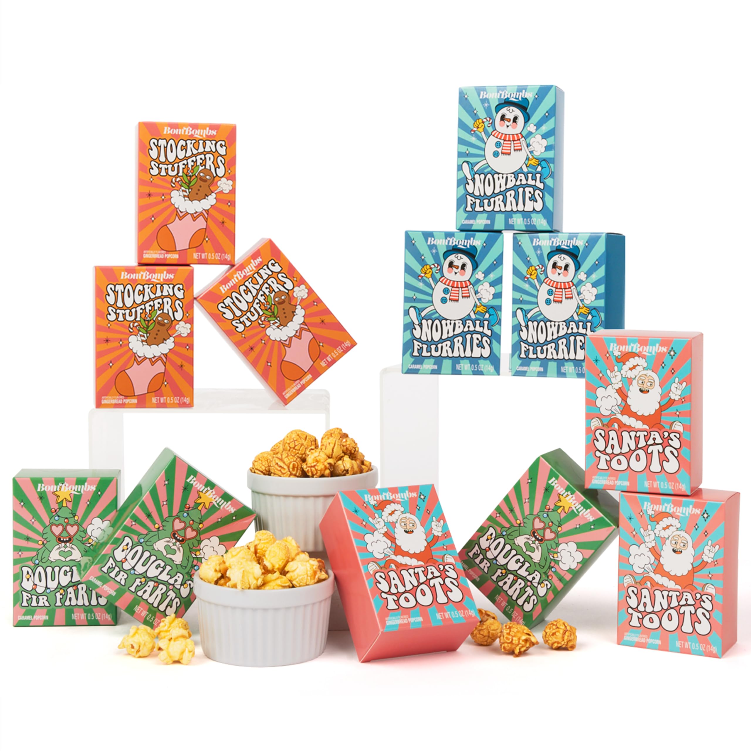 BomBombs, Popcorn Stocking Stuffers, VTF5 Includes Gingerbread and ...