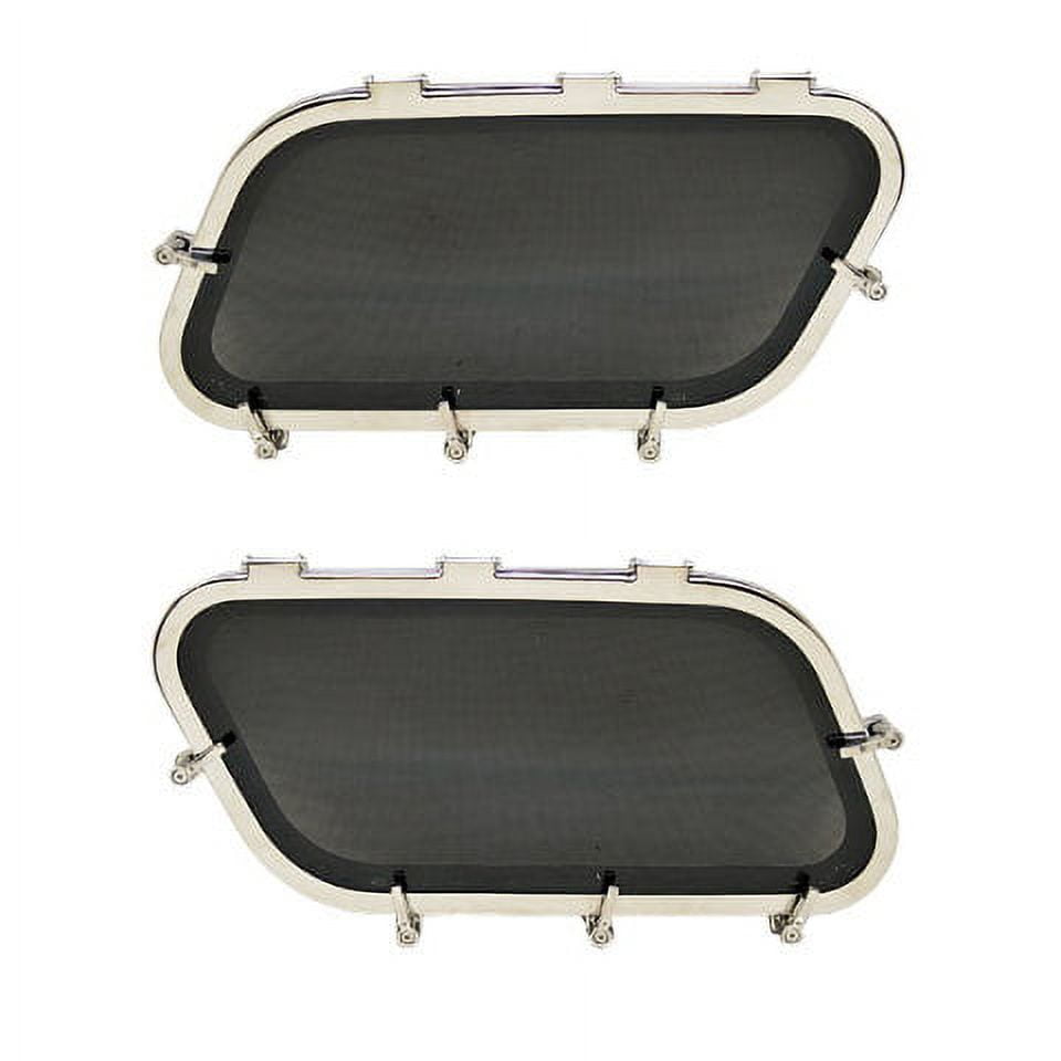 Bomar Boat Portlight Windows | 22 x 10 1/2 Inch Stainless (Set of 2 ...