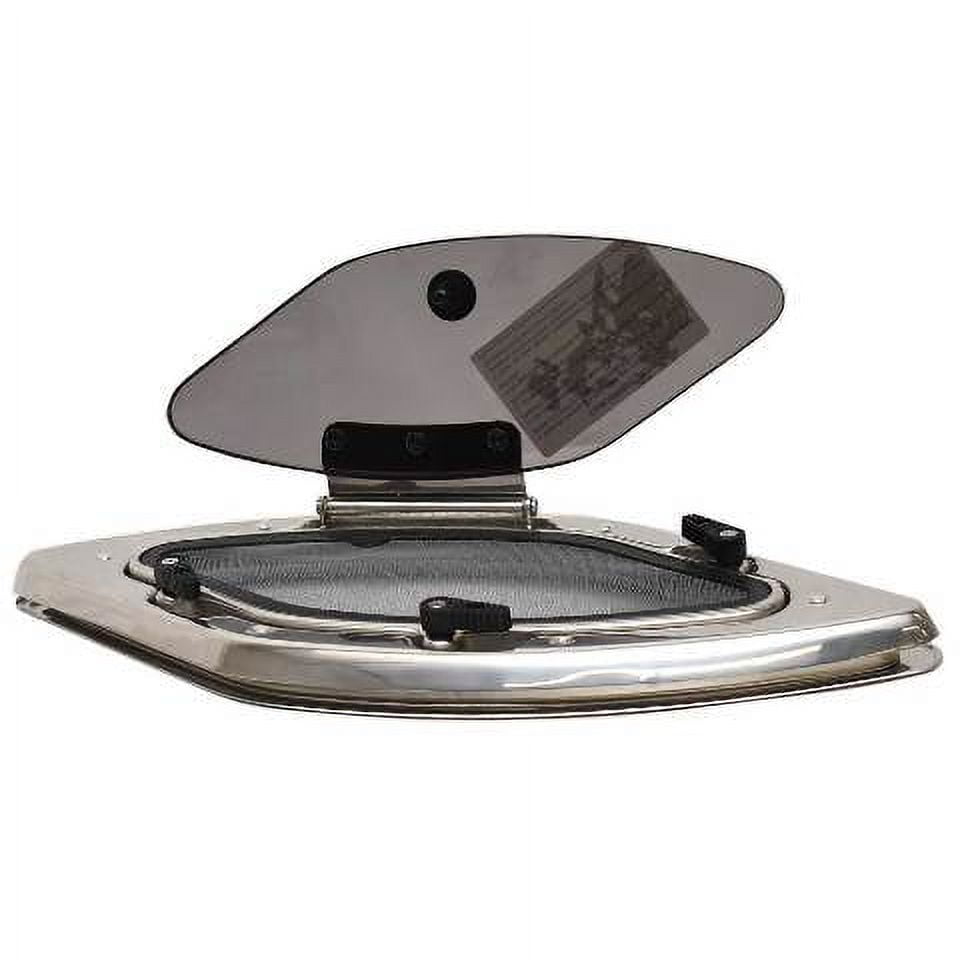 Bomar Boat Portlight Window 2440445 | w/ Screen 17 x 6 Inch Stainless ...