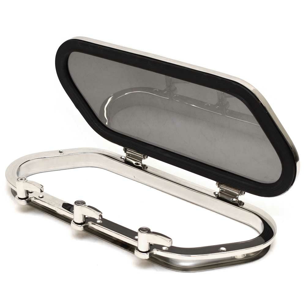Bomar Boat Portlight Window Y317STB.75LSLSA | 18 x 6 1/2 Inch (STBD ...