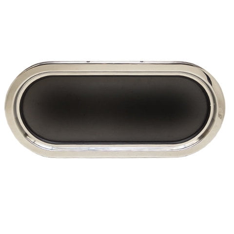 Bomar Boat Portlight Window Y727-FIXED-SS | 25 1/4 x 11 Inch Stainless ...