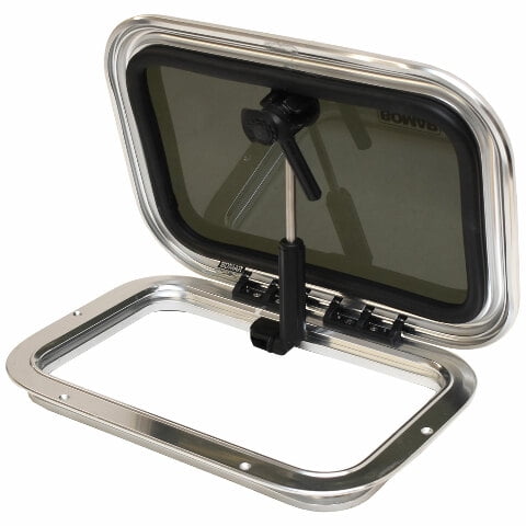 Bomar Boat Ventilation Hatch N1011-10P--KBD | 9.19 x 14.38 Inch Smoke ...