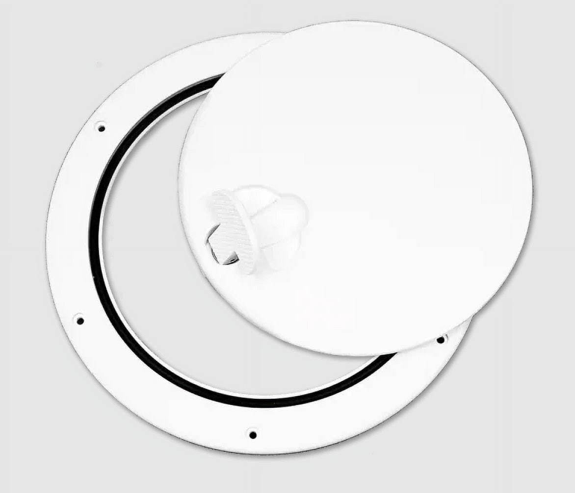 Bomar Deck Plate 8" Locking White, Mfg# G840W, Quantity 1 - Walmart.com