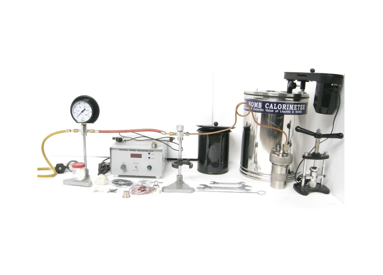 Bomb Calorimeter Apparatus L16 – Automatic Calorific Value Display ...