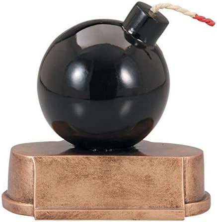 Bomb Trophy with 3 Lines of Custom Text - Walmart.com