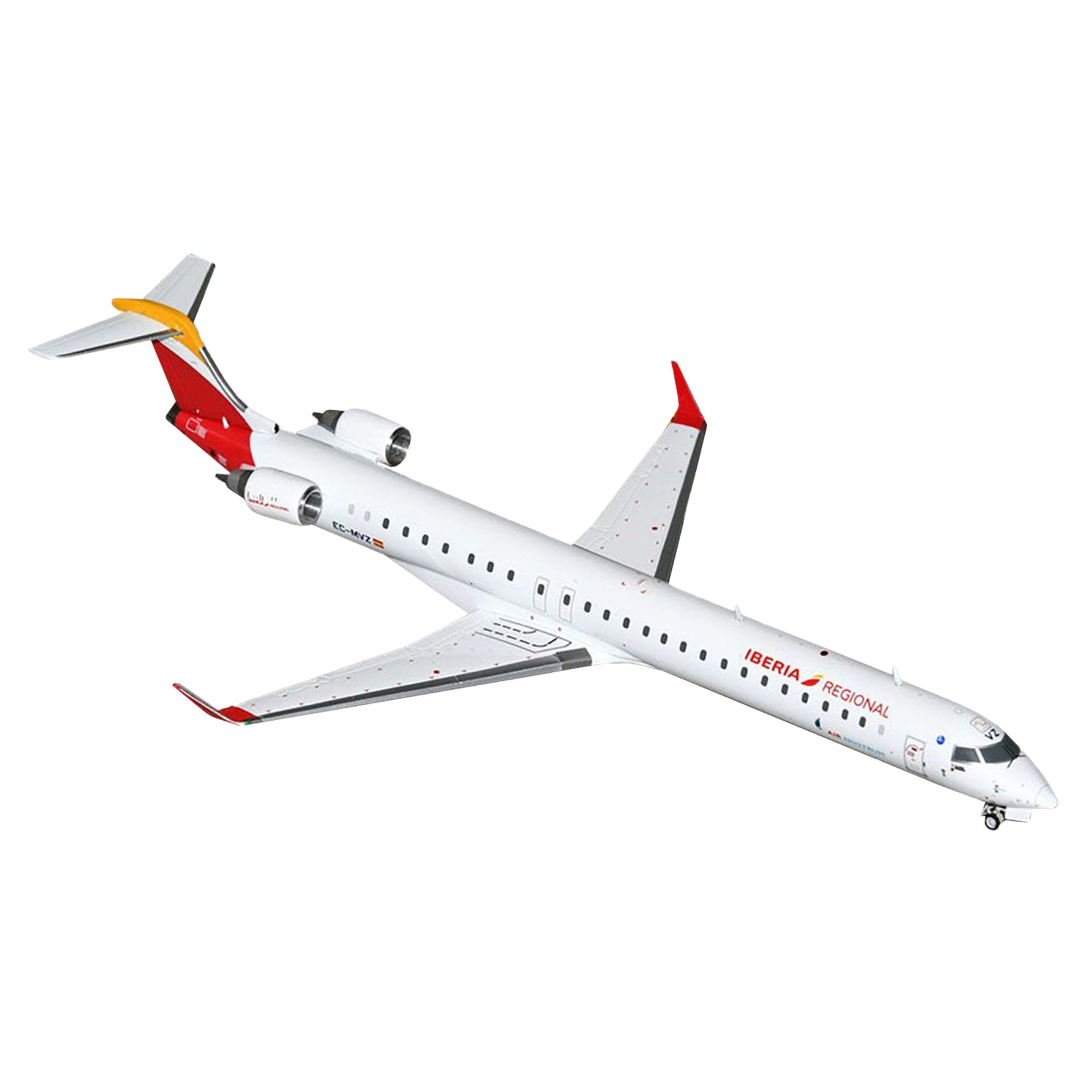 Bombardier CRJ1000 Commercial Aircraft "Iberia Regional" (EC-MVZ) White ...