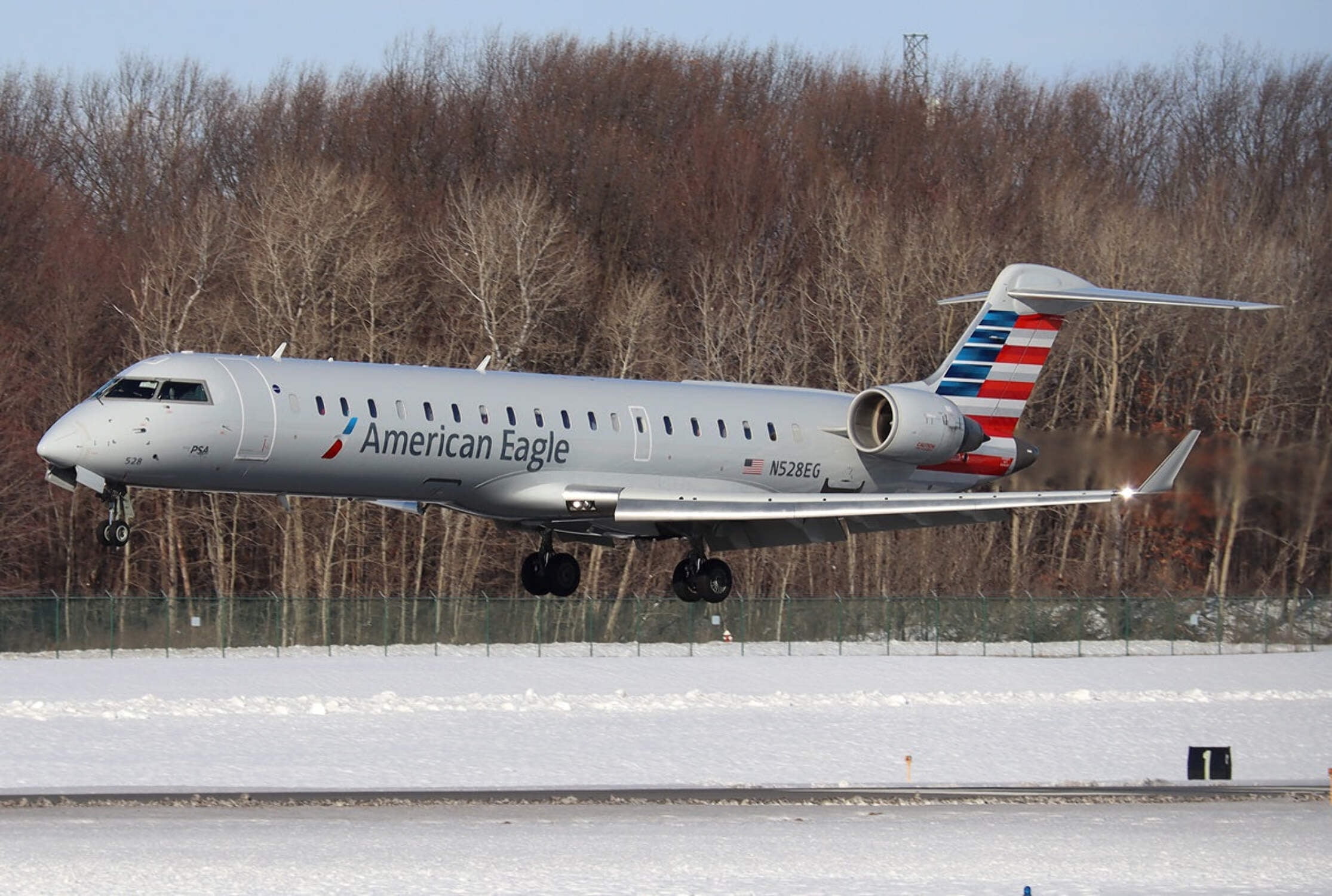 Bombardier CRJ700 Single Jet Aircraft POSTER PICTURE PHOTO PRINT BANNER ...