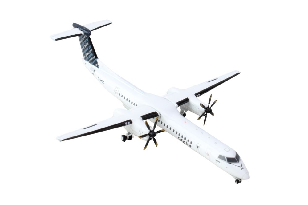 Bombardier Q400 Commercial Aircraft "Porter Airlines" (C-GKQC) White ...