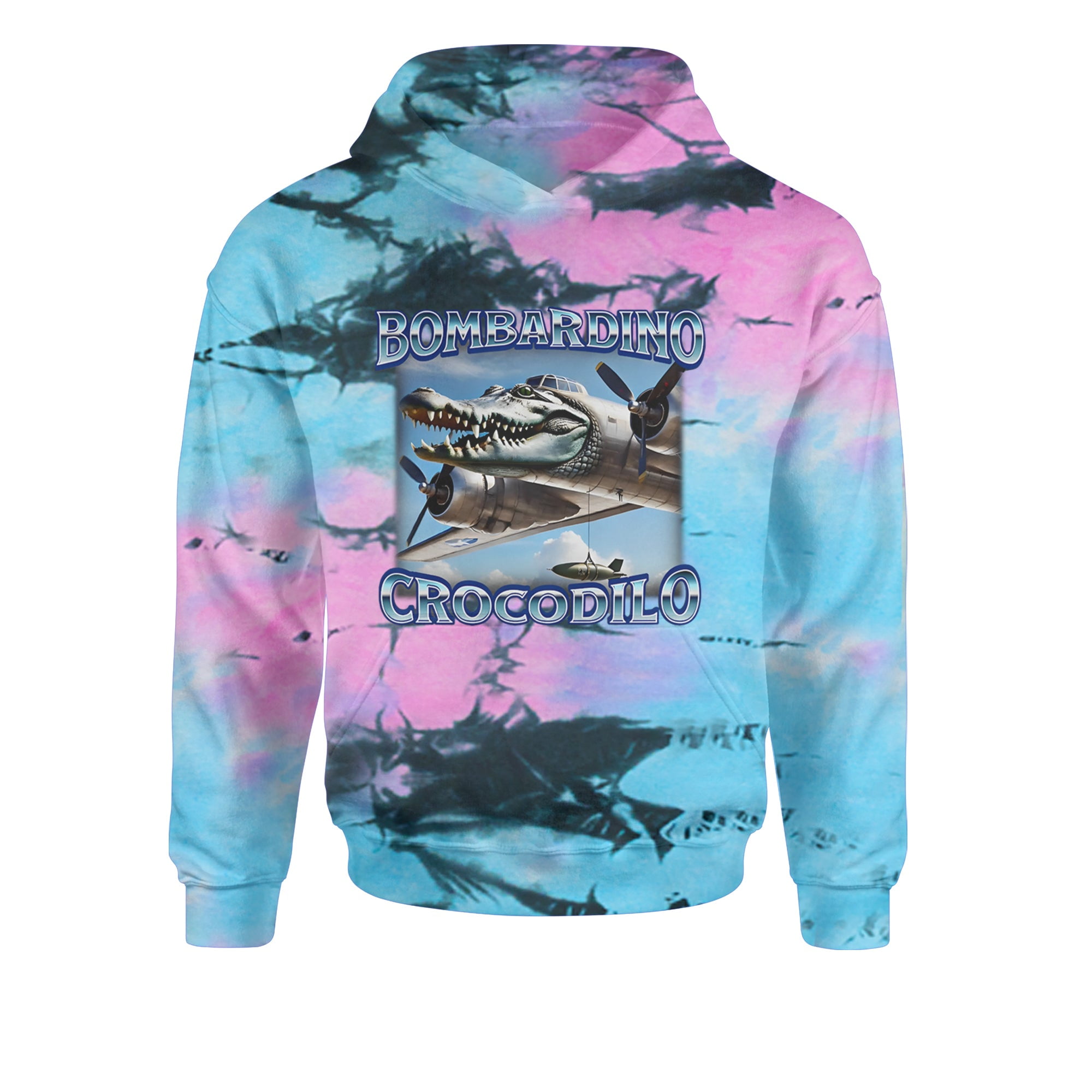 Bombardino Crocodilo Brainrot Youth-Sized Hoodie - Walmart.com